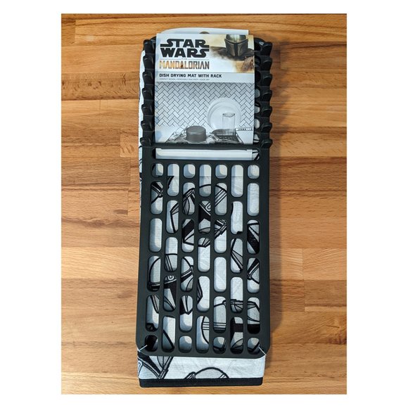 Star Wars | Kitchen | Star Wars Mandalorian Drying Rack Dish Mat Set ...